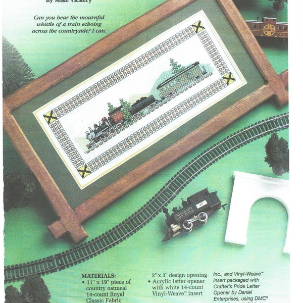Train Cross Stitch - Etsy