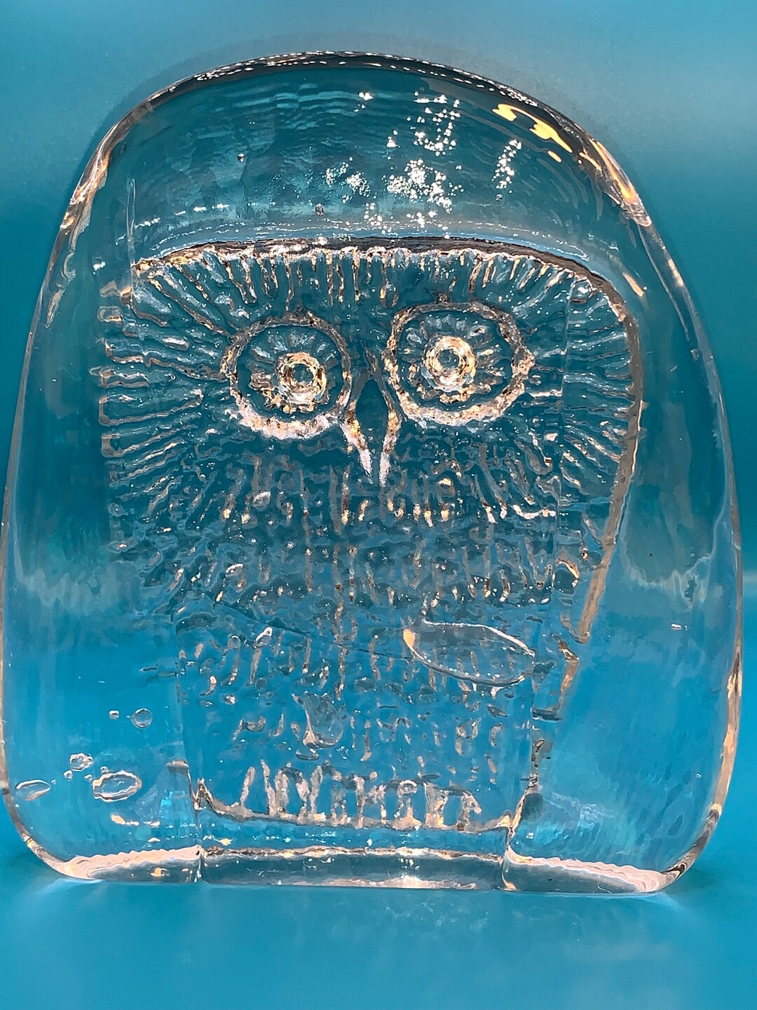 Mid Century Don Shepherd Blenko Owl - Etsy