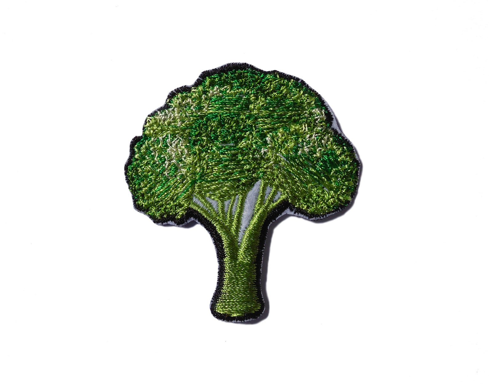 Broccoli Sew on Patch Embroidered Patch Applique Patches for Backpacks ...