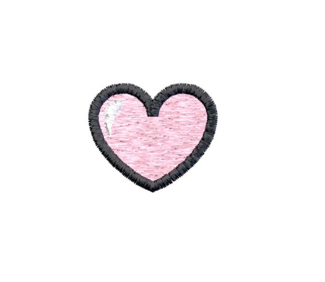 Pink Little Heart Embroidery Design – Adorable Digital Pattern for DIY ...