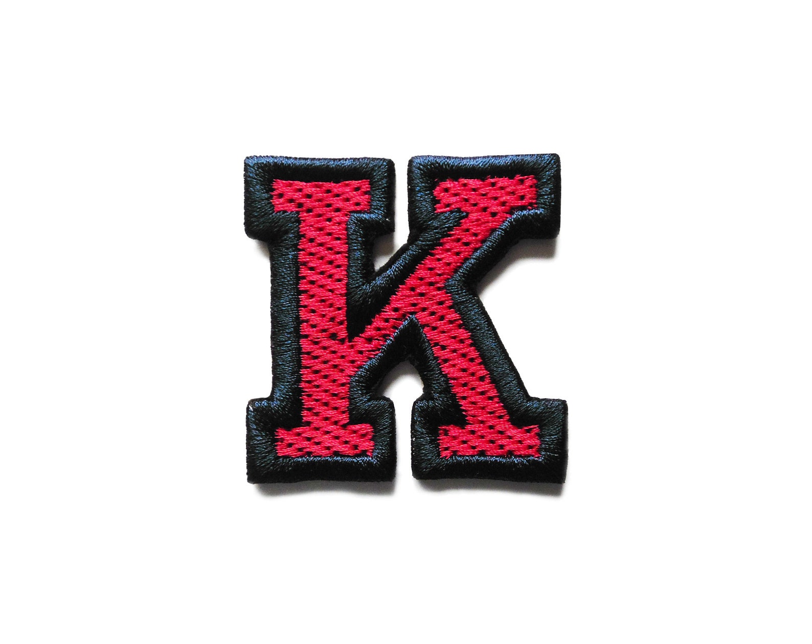 Letter K Varsity Letter Sew on Patch Embroidered Patch - Etsy