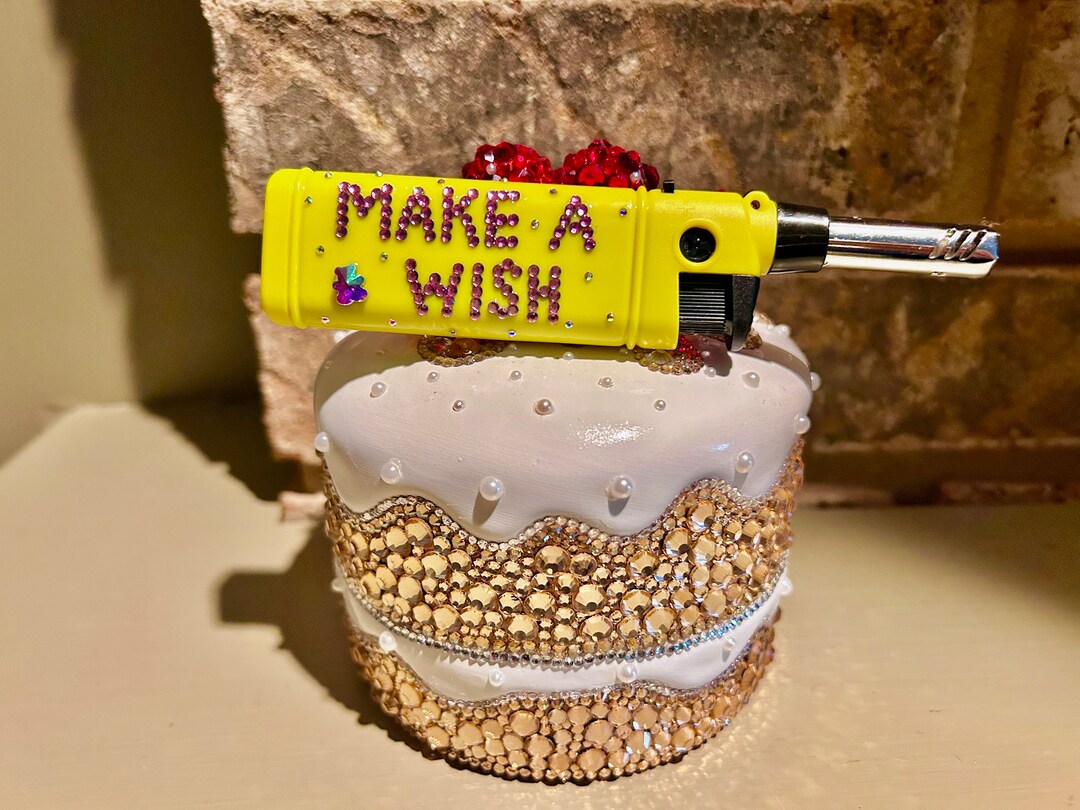 Bling Birthday Cake Torch Lighter - Etsy