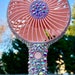 Rhinestone Pink Sparkle Fan - Etsy