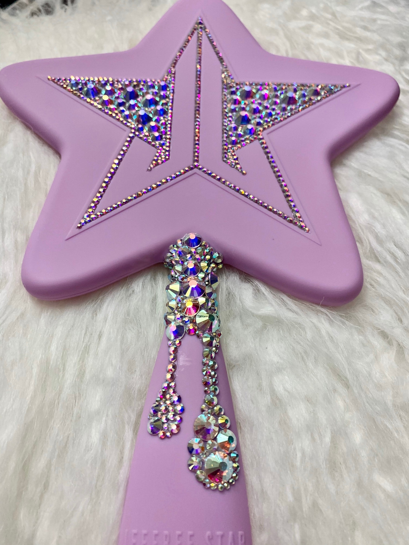 Rhinestone Drip Star Mirror - Etsy