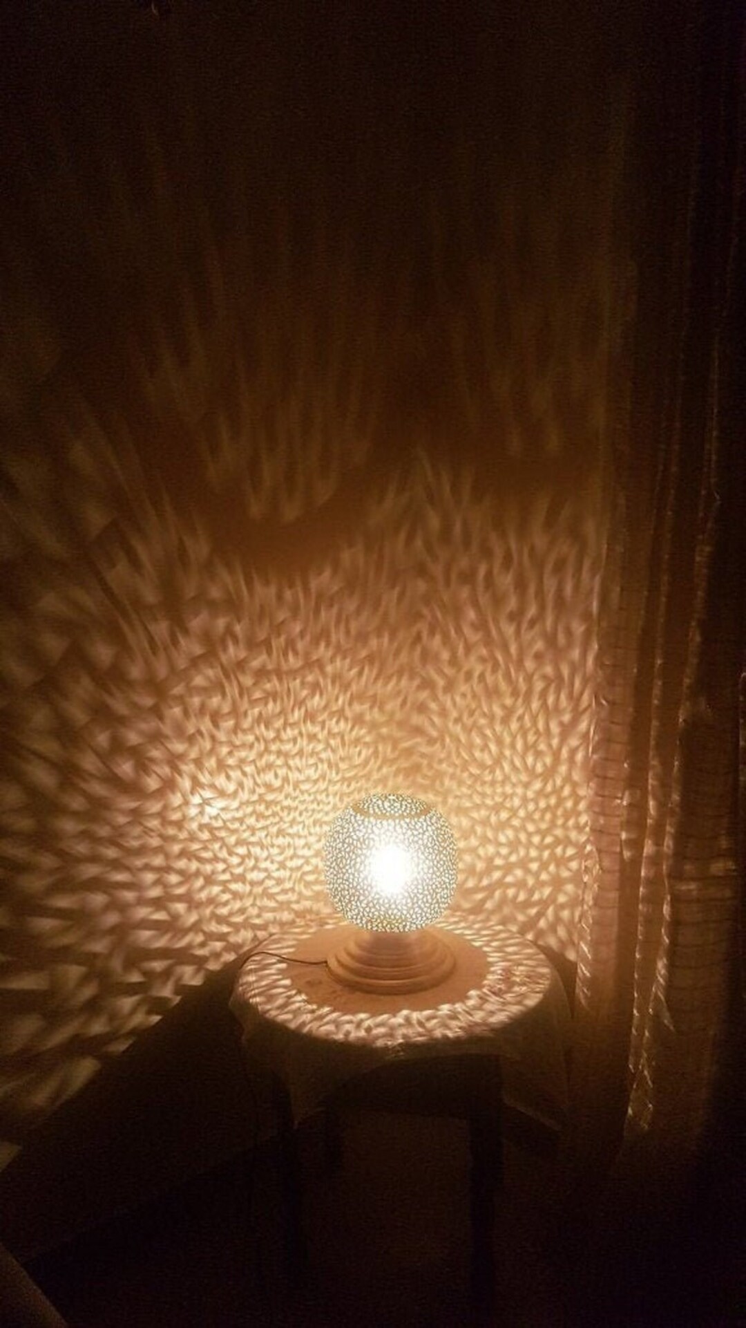 Moroccan Standing Light, Boho Lighting, Boho Chic, Table Lamp, Desk ...