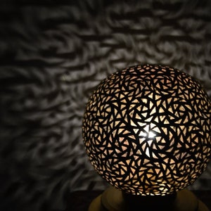 Moroccan Standing Light, Boho Lighting, Boho Chic, Table Lamp, Desk ...