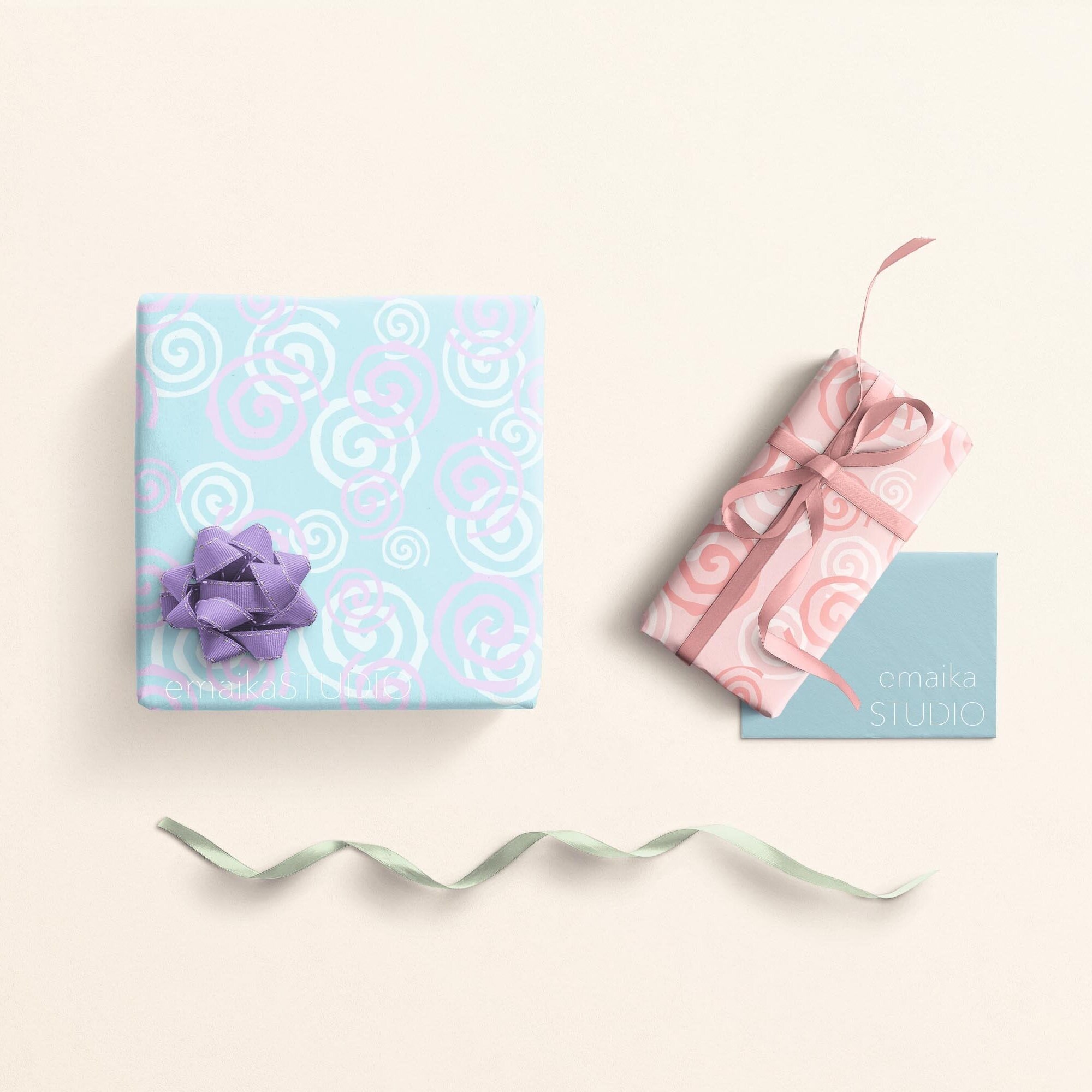 Swirl Repeat Pattern Design, Geometric Seamless Pattern, Wallpaper ...