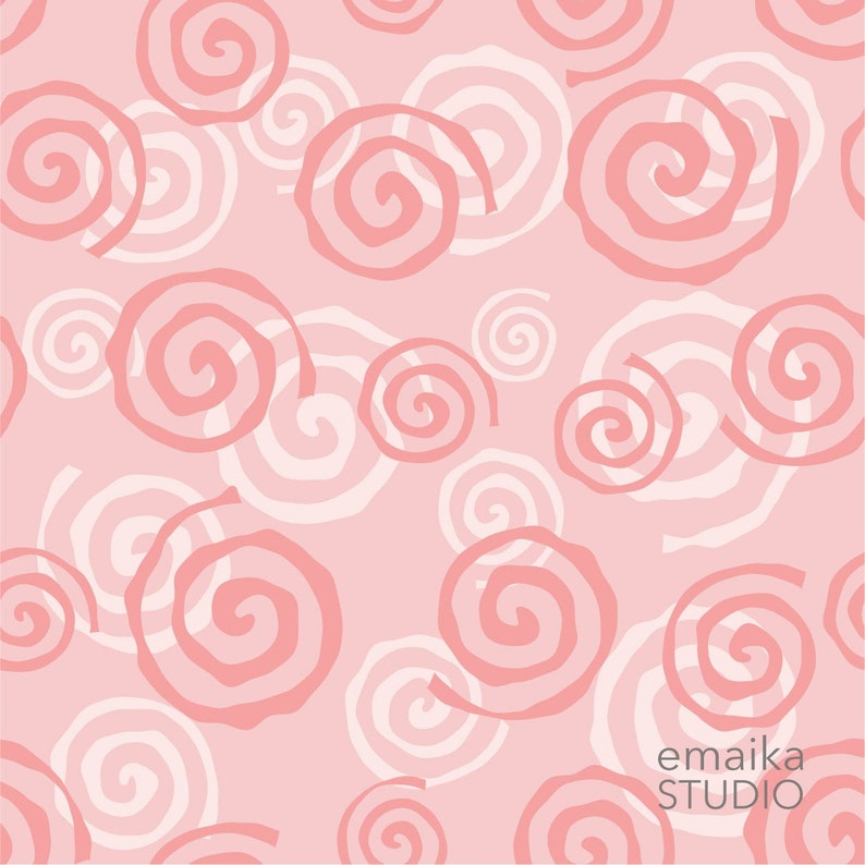 Swirl Repeat Pattern Design, Geometric Seamless Pattern, Wallpaper ...