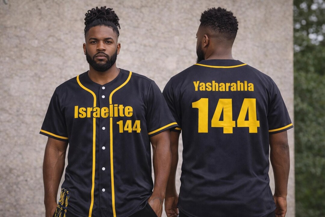 Hebrew Israelite 144 Baseball Jersey | Unisex Faith Apparel - Etsy