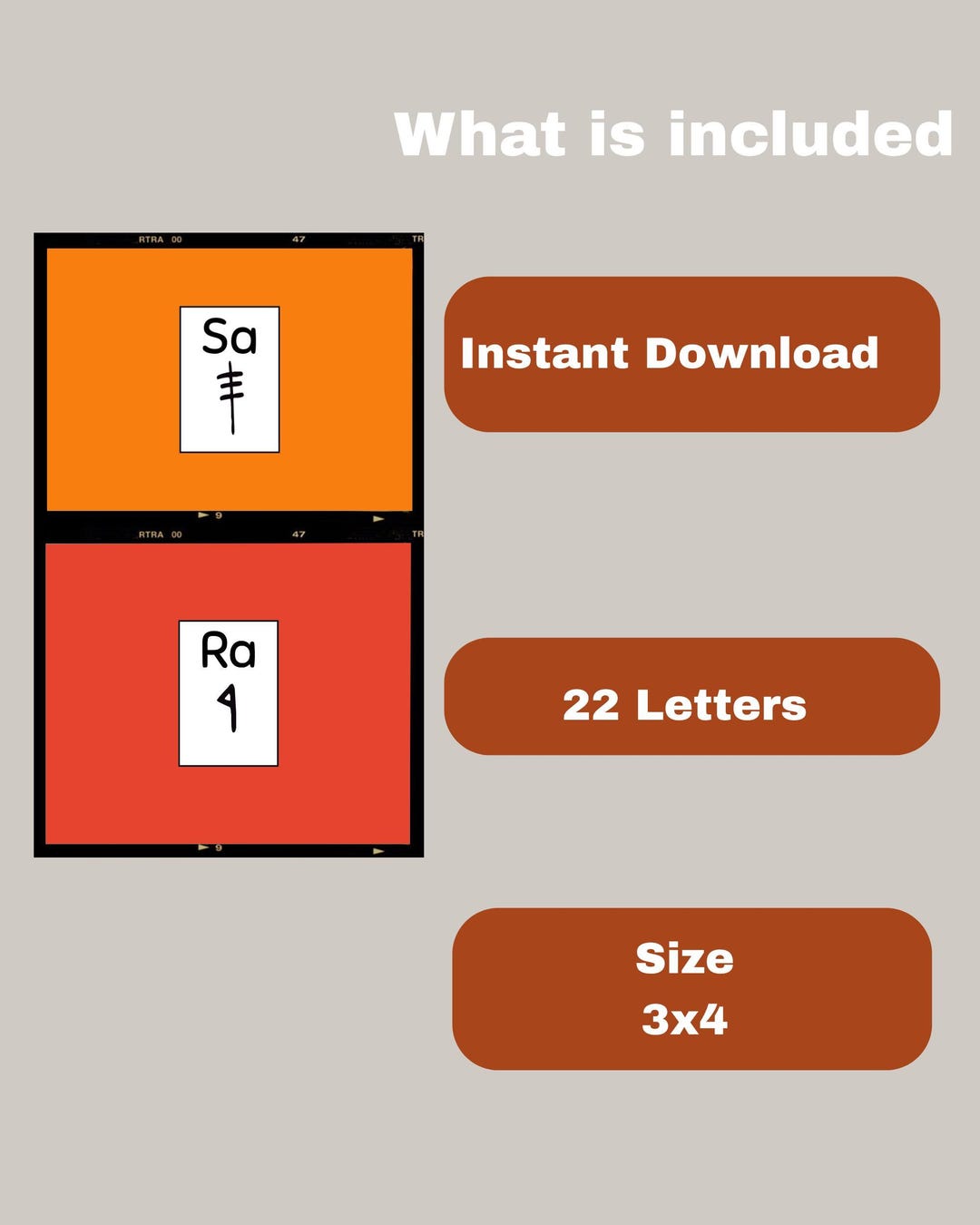 Paleo Hebrew Alphabet Flashcards | Hebrew Israelite Study (PDF Pattern ...