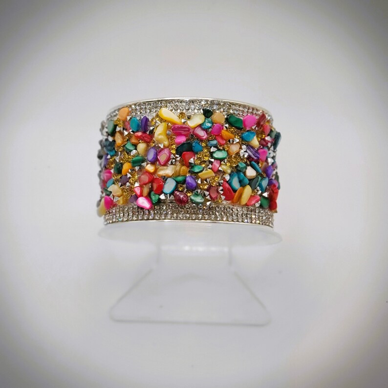Bling- Captivating Plus- Cuff Bling Bracelet by Just Jewels Designs - Etsy
