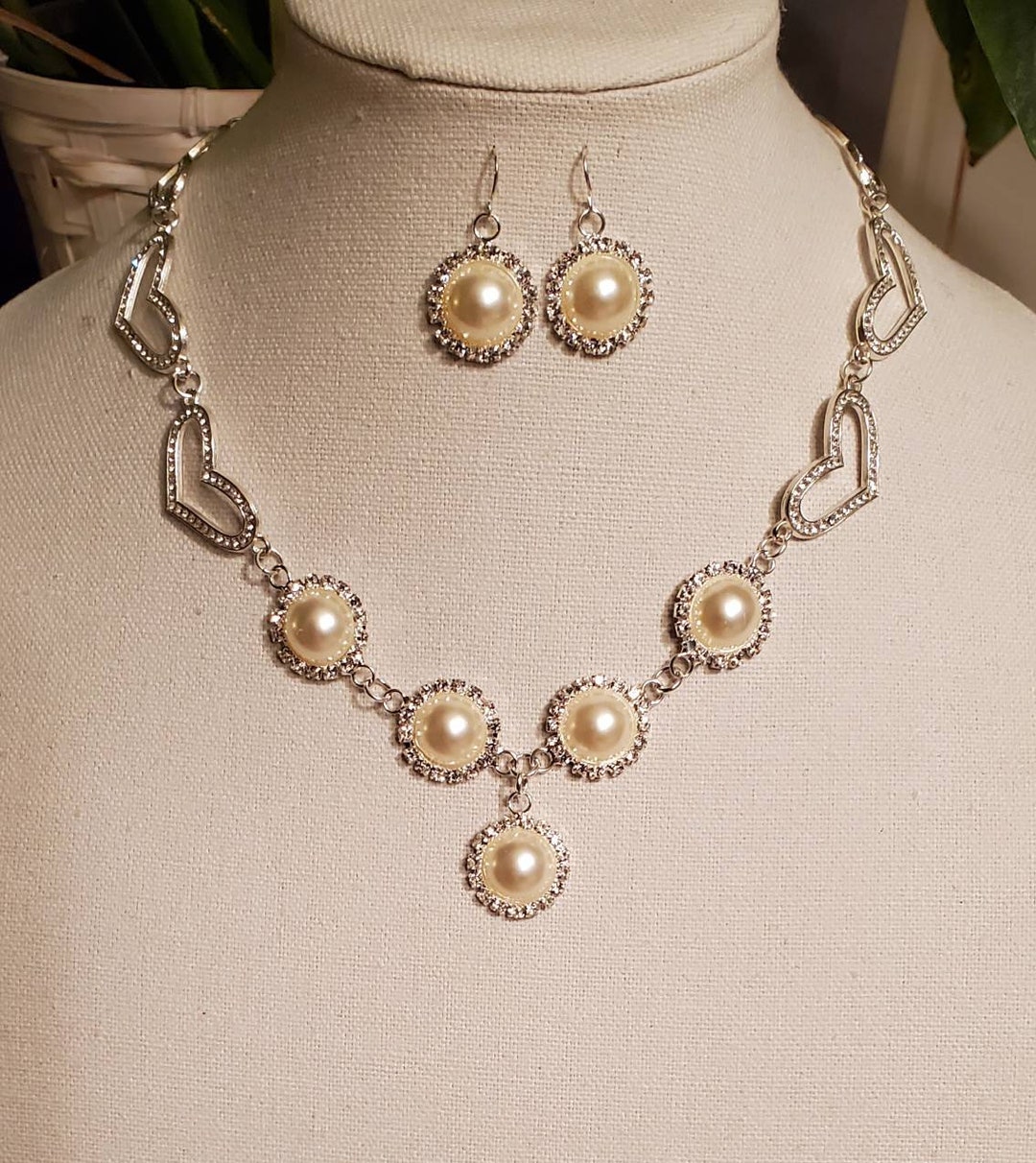 Pearls and Bling - "sophia" by Just Jewels Designs is a Choker With an ...