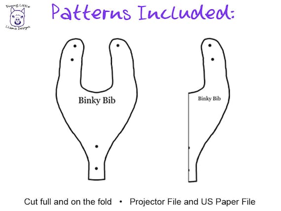 Pacifier Bib Pattern