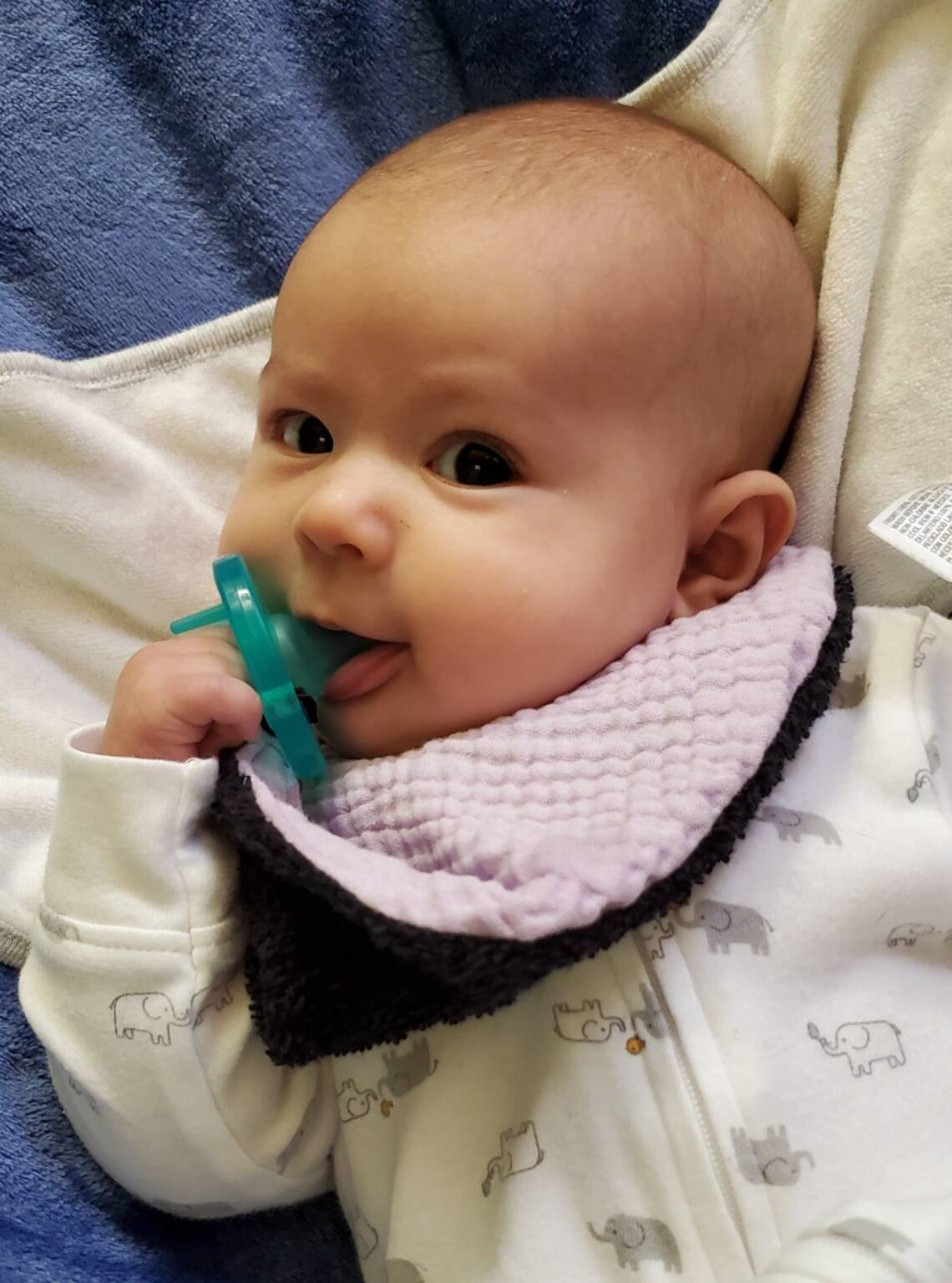 Digital Sewing Patterns Binky / Pacifier Bib 0-6 Mos - Etsy