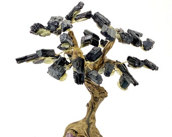 Black Tourmaline Tree Natural Black Tourmaline Tourmaline - Etsy