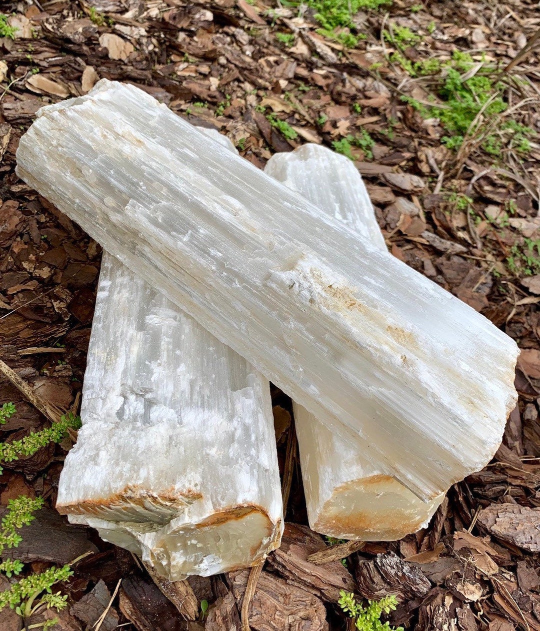 Large Selenite Crystal Log - Etsy