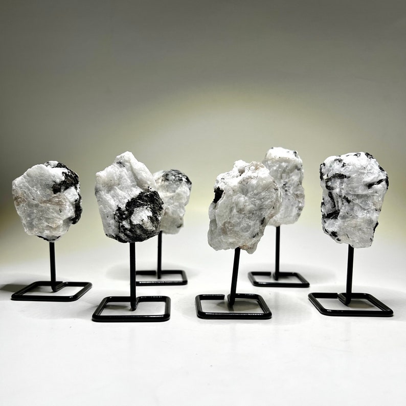 Rainbow Moonstone on Stand - Etsy