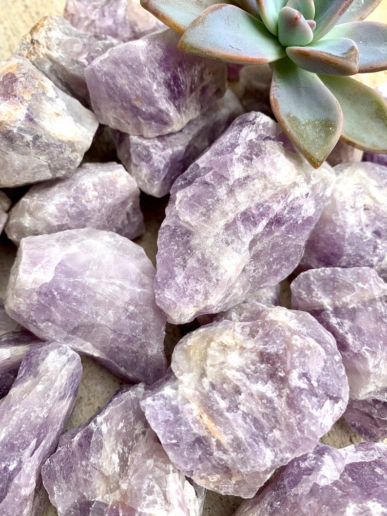Raw Amethyst Stone - Etsy