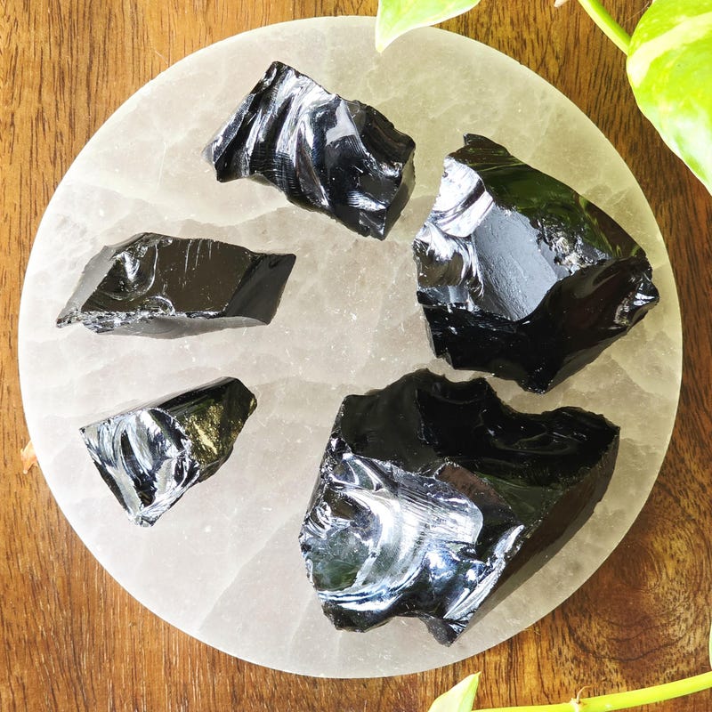 Raw Obsidian - Etsy