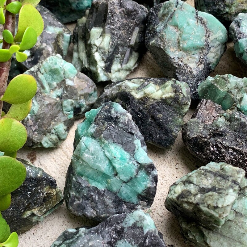 Raw Emerald - Etsy