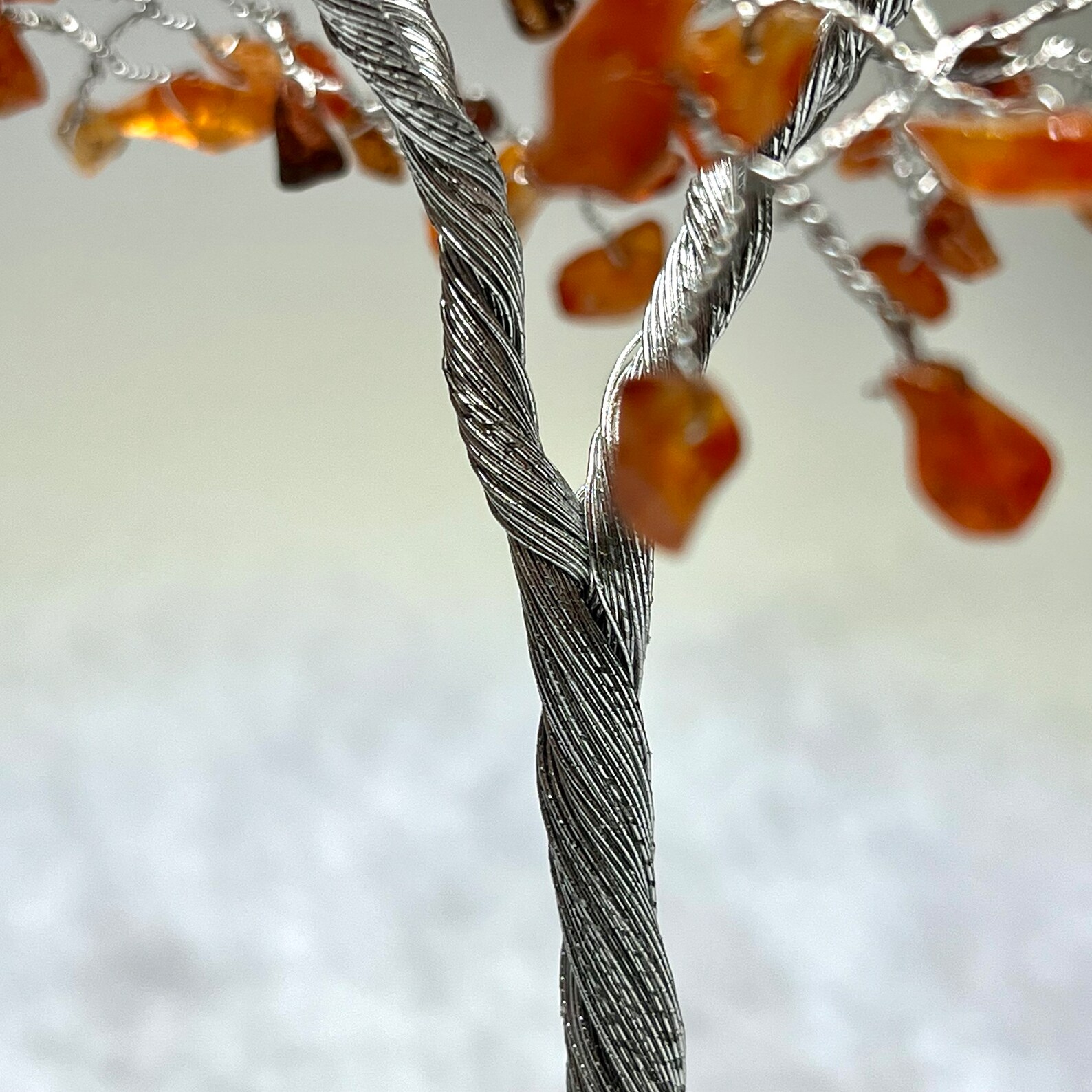 Carnelian Crystal Tree, Carnelian Gemstone Tree With Apophyllite ...