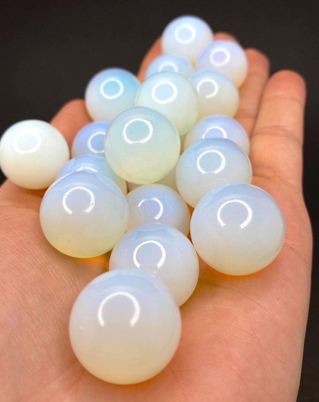 Opalite Sphere Pocket Stone - Etsy