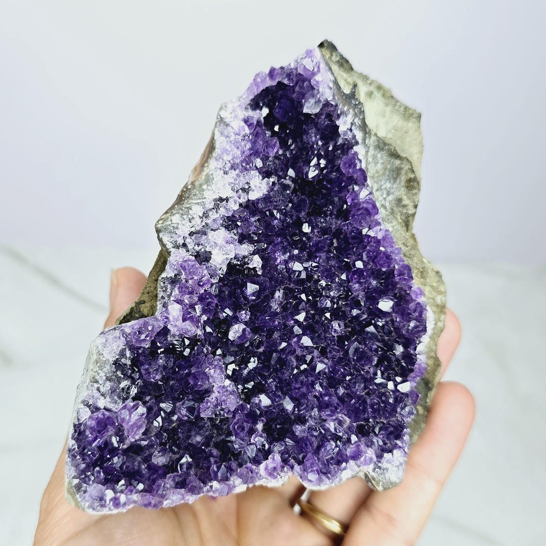 Amethyst Cluster With Cut Base - 1.2lbs - Etsy