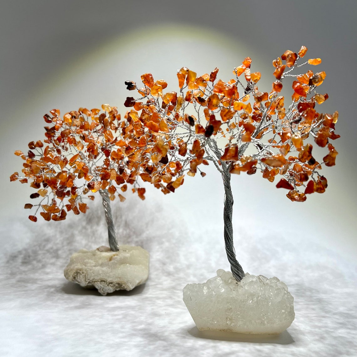 Carnelian Crystal Tree, Carnelian Gemstone Tree With Apophyllite ...