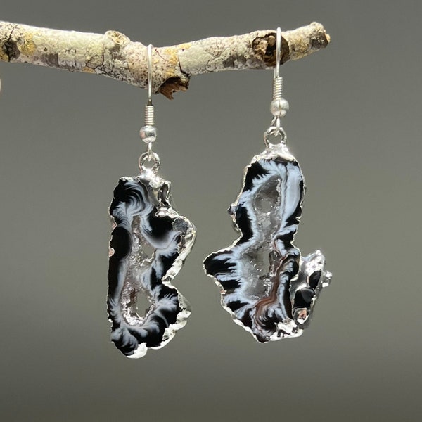 White Geode Slice - Etsy