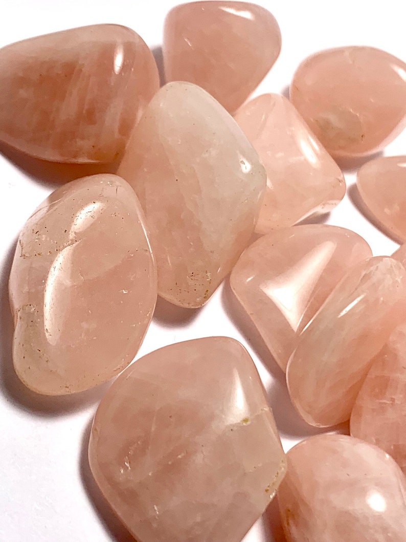 Rose Quartz Tumbled Stone - Etsy