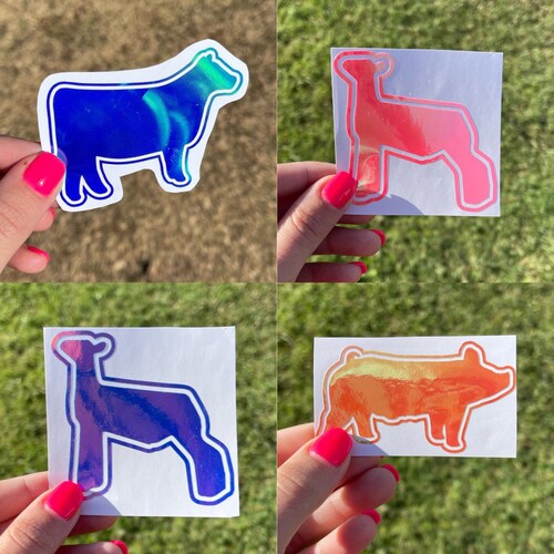Classic Livestock Stickers - Etsy