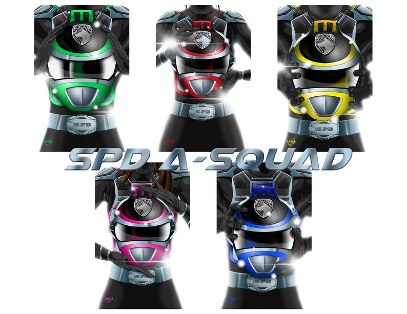 SPD A-squad Rangers - Etsy