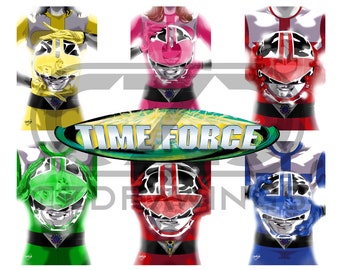 Vintage Mighty Morphin POWER RANGERS Time Force Dawn of Destiny Vhs ...