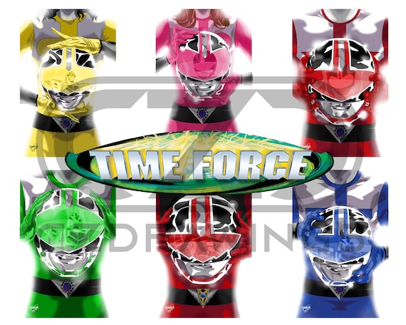 Time Force Prints - Etsy