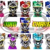 MMPR Season 2 Silhouette Poster 11x17 - Etsy