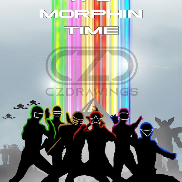 Power Rangers Zeo Poster - Etsy