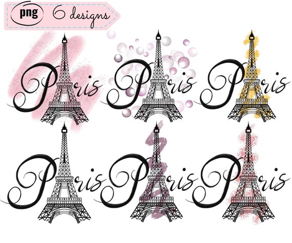 Eiffel Png Paris Valentine's Day Png Clipart | Etsy