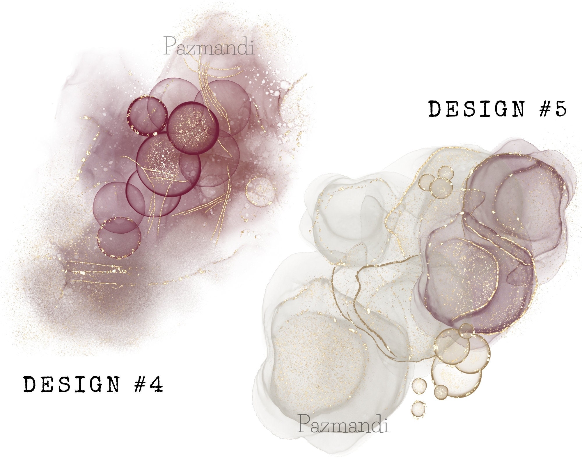 Alcohol Ink Overlay Png, Abstract Frame, Commercial Use Png - Etsy