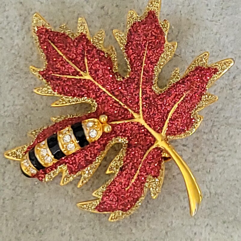Autumn Leaf Brooch - Etsy