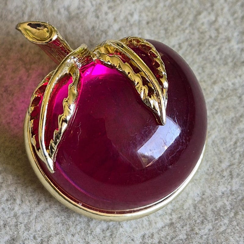 Jelly Belly Brooch Signed - Etsy