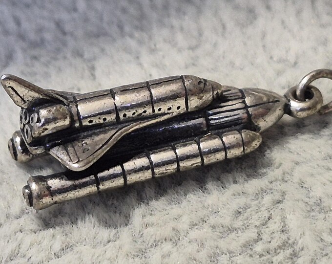 Sterling Silver NASA Space Shuttle Charm .33 X 1 Inch - Etsy