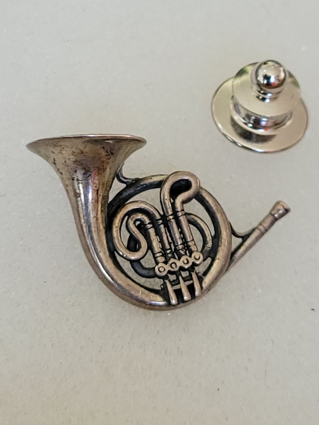 Signed James Avery Sterling Silver French Horn Pin Brooch Retired - Etsy