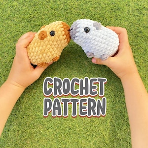 NO SEW Poncho the Capybara Crochet Pattern Amigurumi [english Only ...