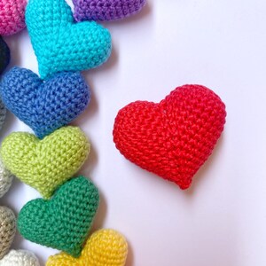 Heart Crochet Pattern, 3 SIZES Heart Crochet Pattern [ENGLISH ONLY] - Etsy