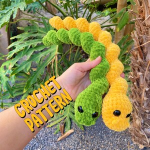 NO SEW Curly the Snake Crochet Pattern [ENGLISH Only], 2025 Year Symbol ...