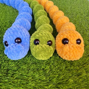 NO SEW Curly the Snake Crochet Pattern [ENGLISH Only], 2025 Year Symbol ...