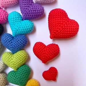 Heart Crochet Pattern, 3 SIZES Heart Crochet Pattern [ENGLISH ONLY] - Etsy