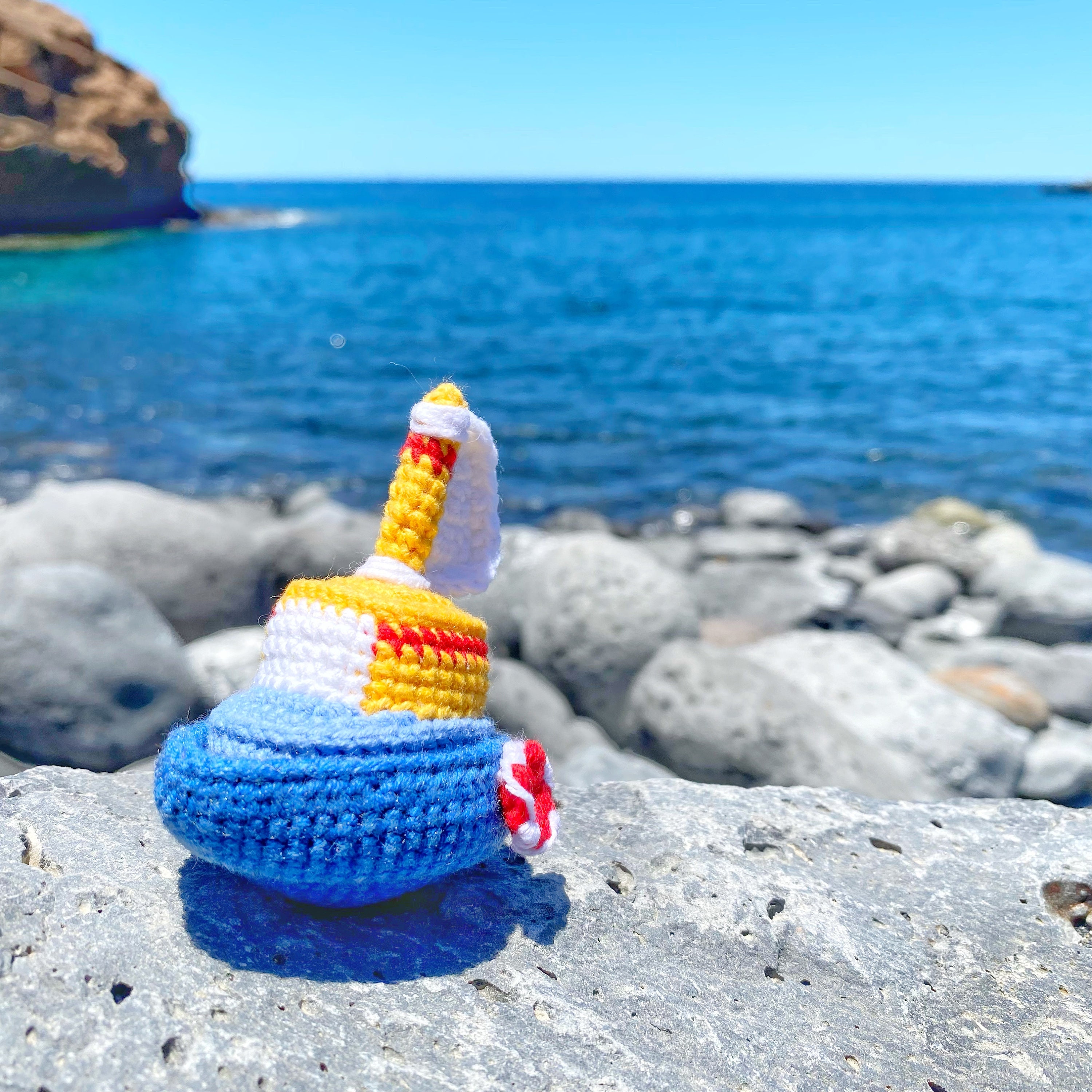 Sailo the Little Ship Crochet Pattern [ENGLISH / SPANISH], Sail Boat ...