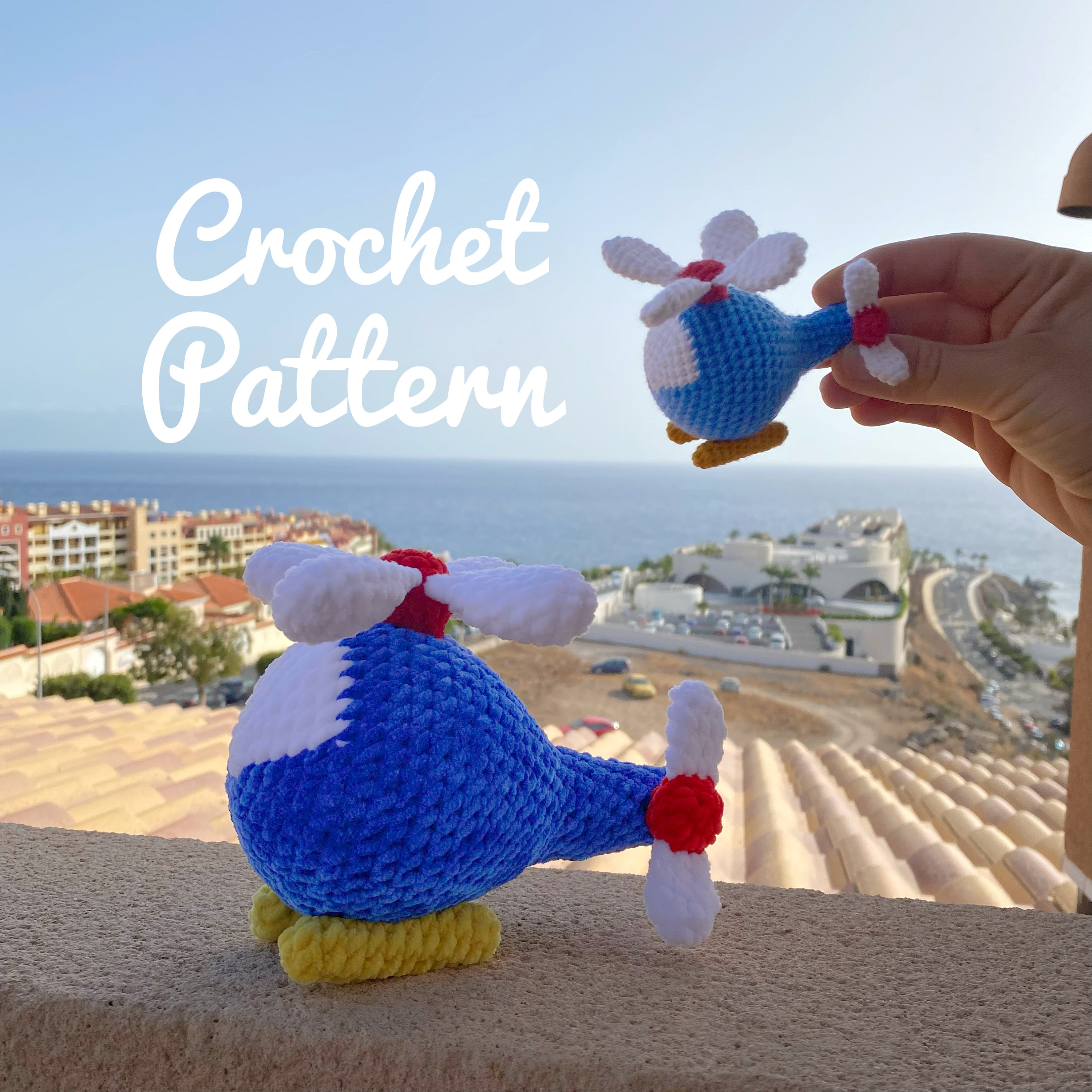 Helix the Helicopter Crochet Amigurumi Pattern [ENGLISH / SPANISH] - Etsy