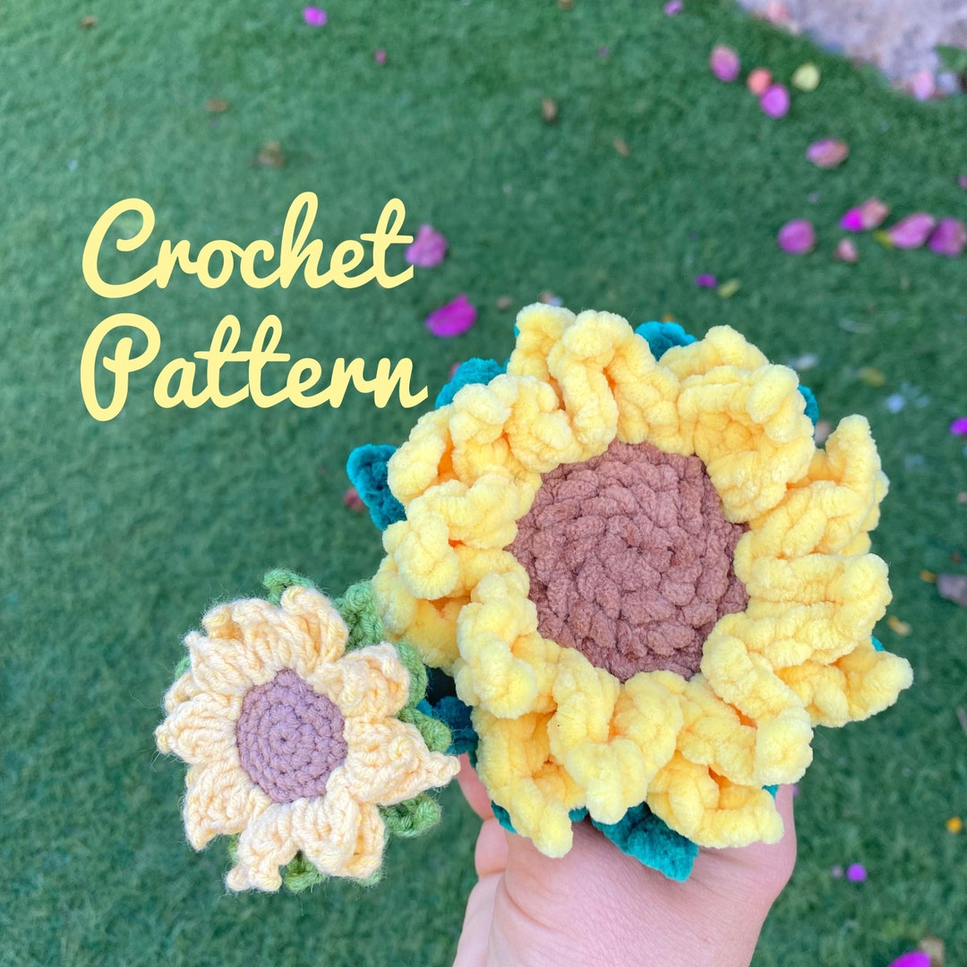 NO SEW Sunflower Crochet Pattern Amigurumi [ENGLISH Only] - Etsy